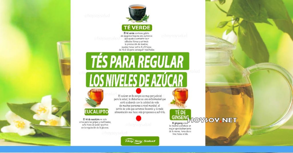Disminuye los niveles de azúcar con Tés HOYSOY.NET ️