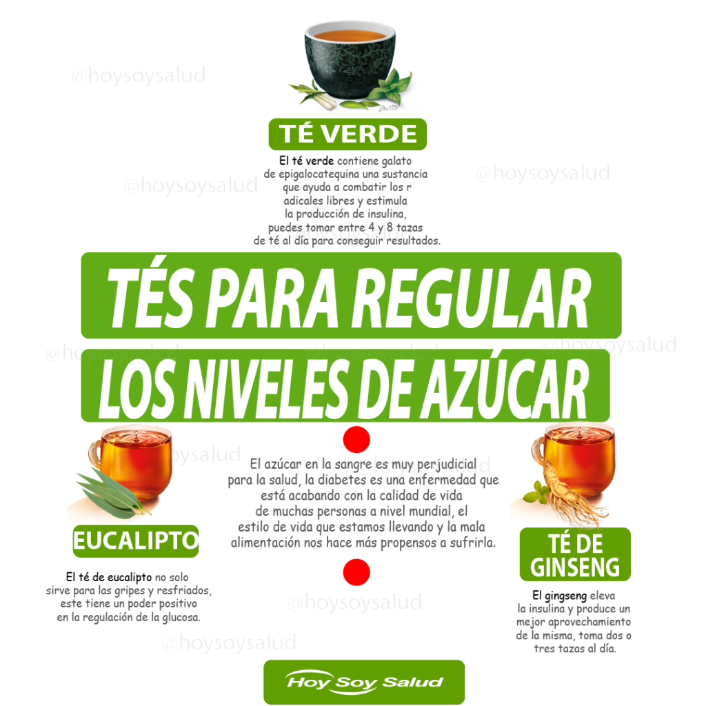 Disminuye los niveles de azúcar con Tés HOYSOY.NET ️