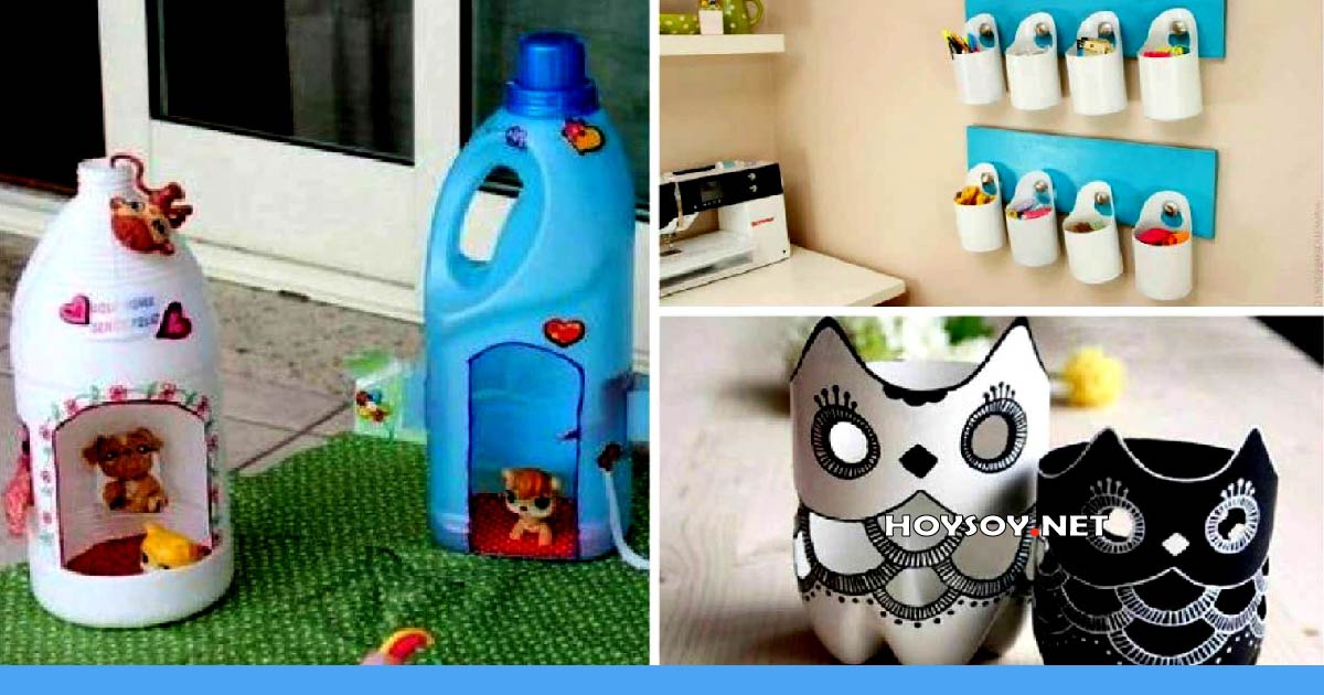 Diez ideas creativas con las botellas plásticas. Revista Digital