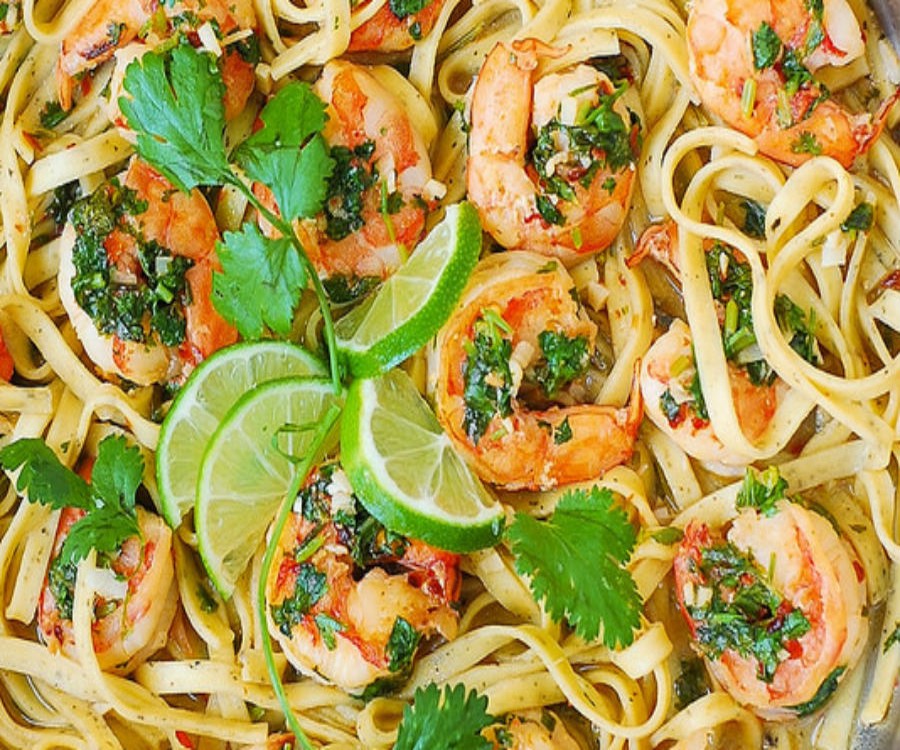 Cómo preparar una rica pasta de camarones al limón HOYSOY.NET ️